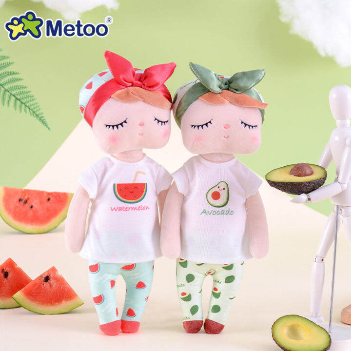 New Soft Metoo Fruit Angela Doll Stuffed Toys Plush Watermelon Fresh Cute Kawaii Kids Gift Metoo ...