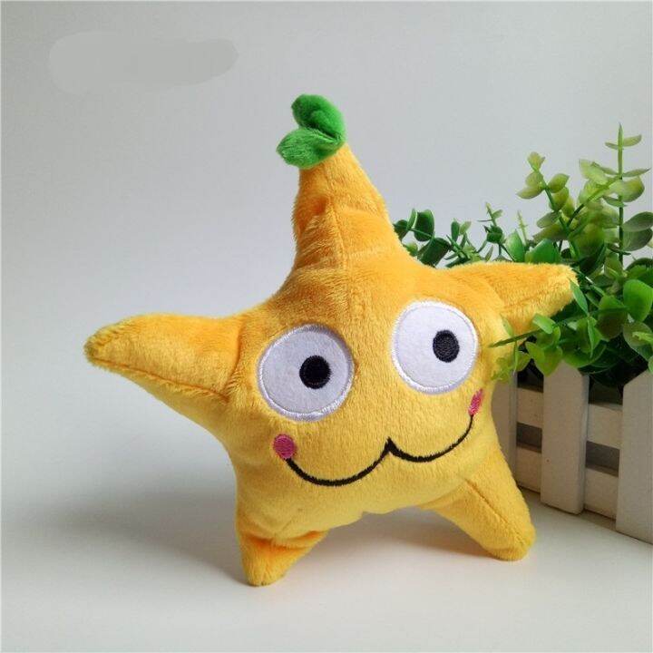 15cm Plants VS Zombies Soft Plush Toy Doll PVZ Starfruit Plush Sucker ...