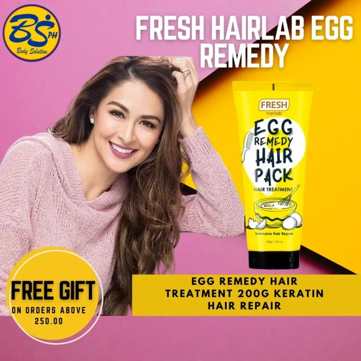 FRESH HAIRLAB EGG REMEDY HAIR TREATMENT 200G KERATIN HAIR REPAIR ...