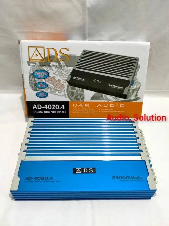 Power Amplifier 4 Channel Mobil ADS AD 4020 & 4030 - Power Amply 4050 ...