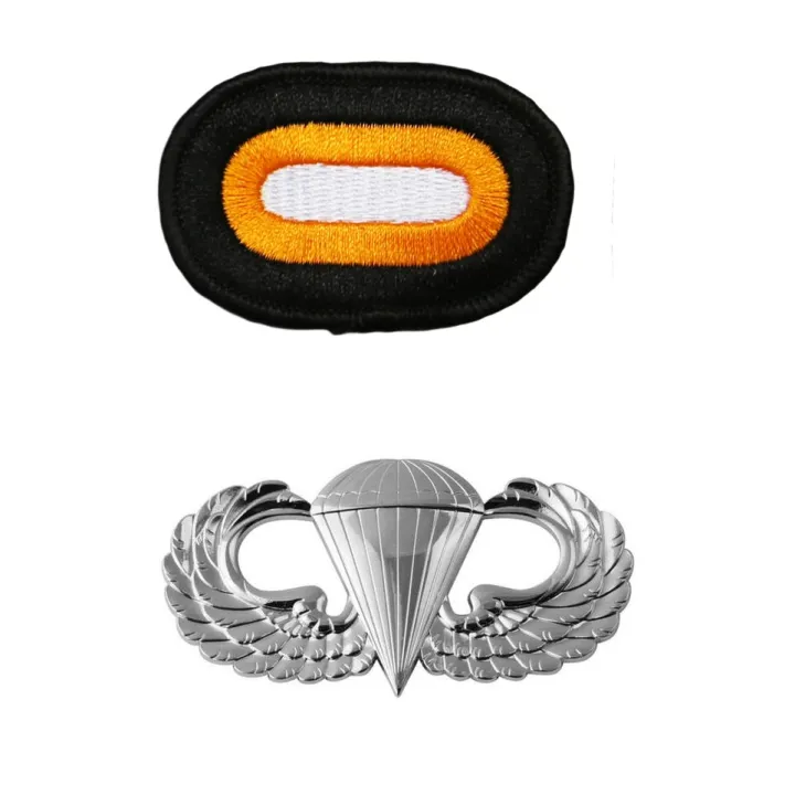 tomwang2012.Us Military Parachutist Badge Jump Wings Basic+Us Army ...