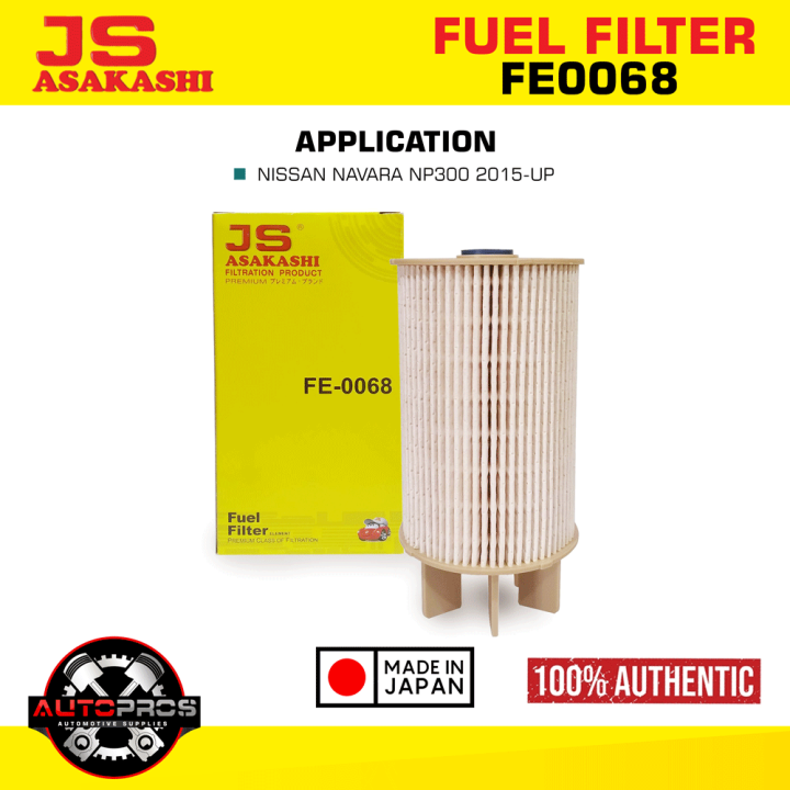 JS Asakashi FE0068 Fuel Filter for Nissan Navara NP300 2015-up | Lazada PH