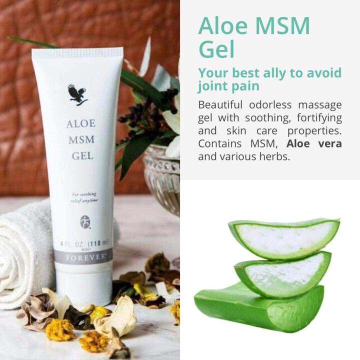 100% original Forever Living Aloe MSM Gel (118ml) | Lazada