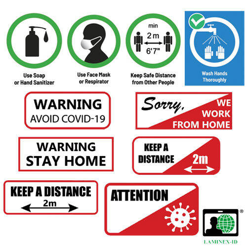 A4 CUSTOMISED SIGNAGE STICKER WITH WORDING|VINYL STICKER | Lazada