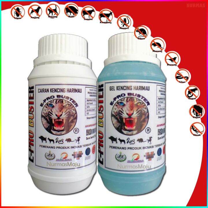 1GEL + 1CAIRAN KENCING HARIMAU E-PRO BUSTER (250ml/280g x 2pcs) | Lazada