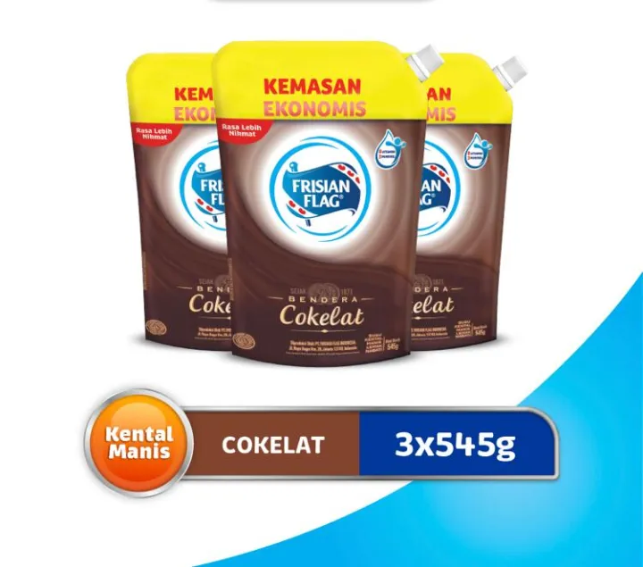 Frisian Flag Kental Manis 3 Pouch - 545 gr | Lazada Indonesia