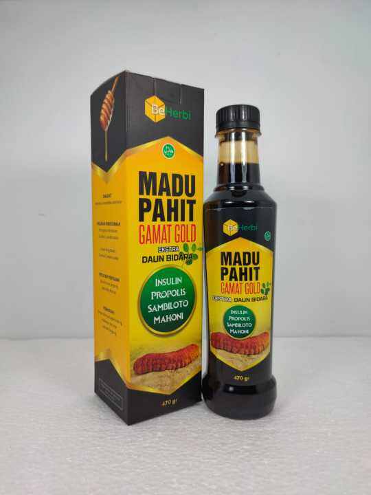 Madu Pahit Gamat Gold Ekstra Daun Bidara Insulin Propolis Original ...