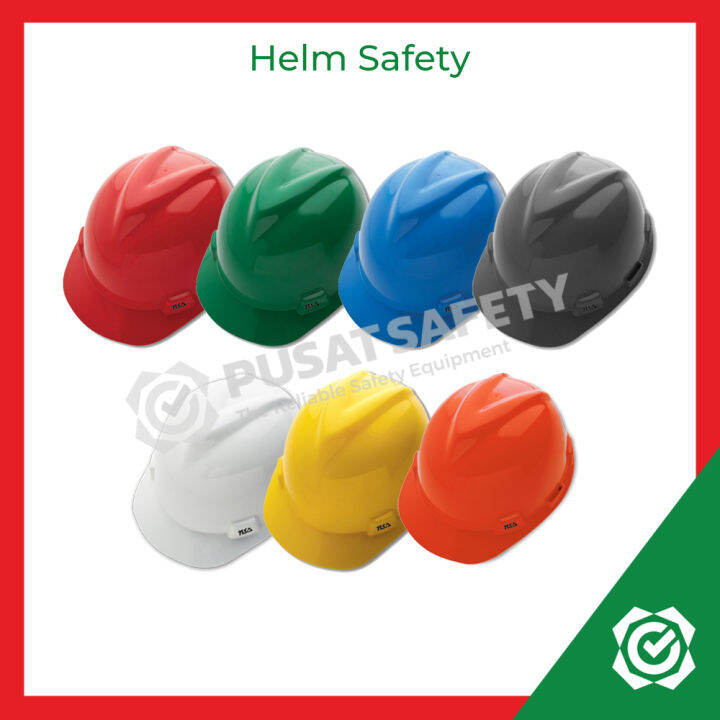 Helm Safety Helem Proyek NSA Vgard Standart SNI ANZI | Lazada Indonesia