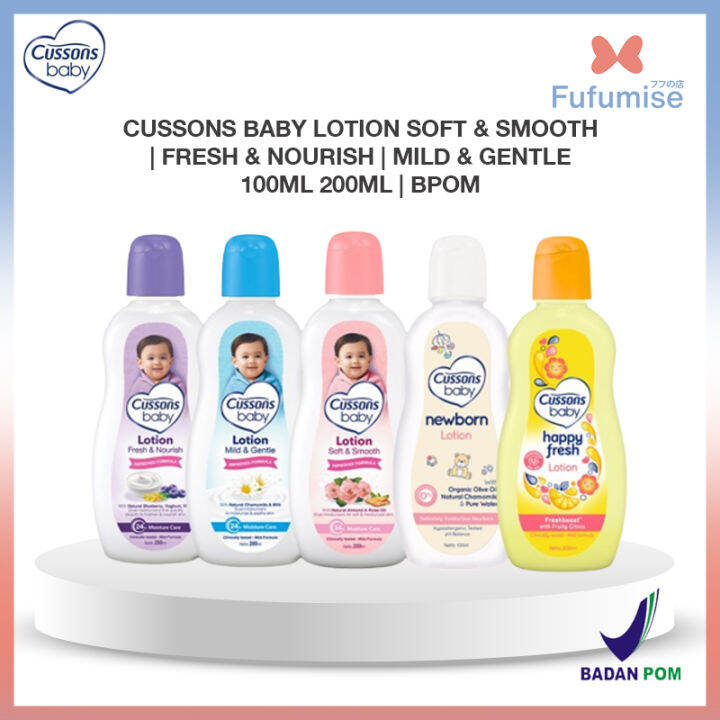 CUSSONS BABY Lotion Soft & Smooth | Fresh & Nourish | Mild & Gentle ...
