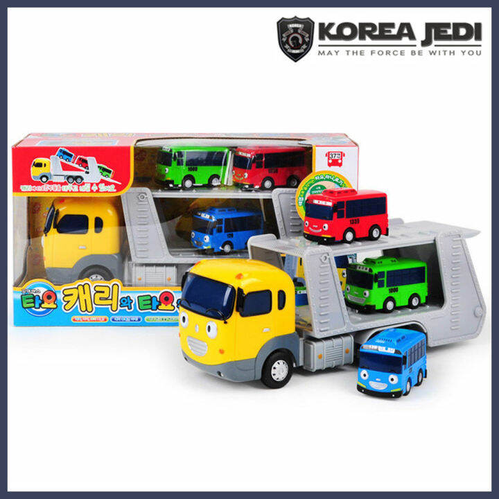 Little Bus Tayo - Carry & Tayo Friends (Random Color) Wind Up Vehicle ...