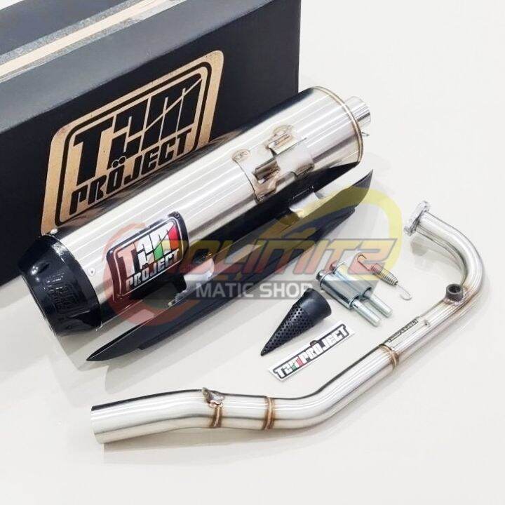 Knalpot Standar Racing TZM Project SS Pro Full Package Honda PCX 160 ...