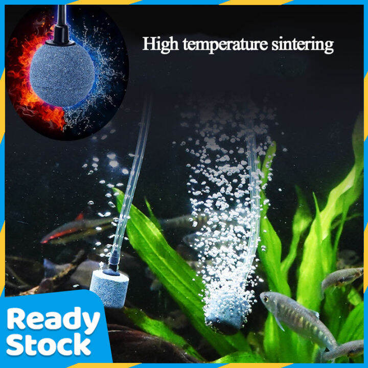 Air Bubble Stone Air Stone for Aquarium Airstone Fish Tank Cylindrical Producing Airstone Fish ...