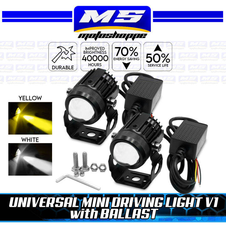 MINI DRIVING LIGHT V1 DRX WITH BALLAST - MOTOSHOPPE | Lazada PH