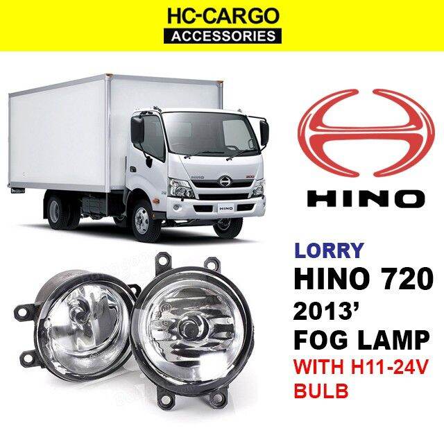 HINO 720 Lorry Fog Lamp with H11-24V Bulb | Lazada