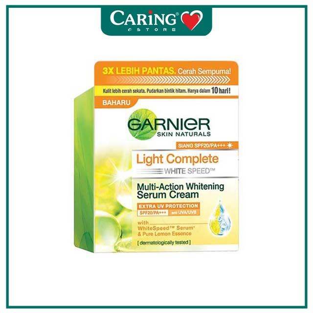 GARNIER LIGHT COMPLETE WHITE SPEED MULTI-ACTION WHITENING SERUM CREAM ...