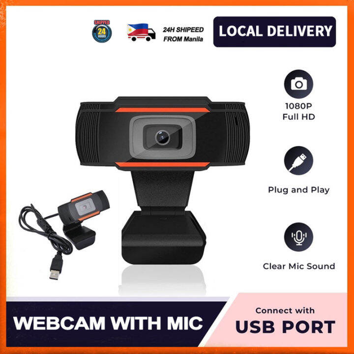 【COD】USB Webcam Full HD 1080P/720p Megapixels Webcam 90° Wide-Angle ...