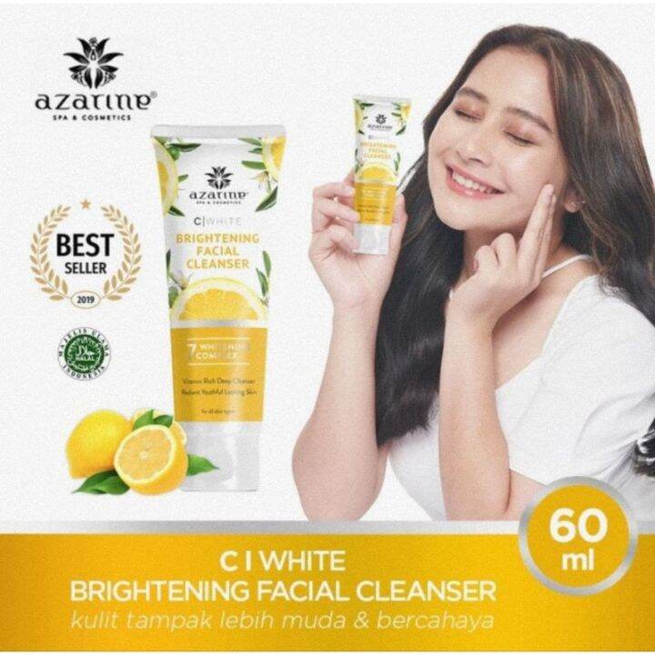 Azarine Brightening Facial Cleanser 60 ml - Sabun Cuci Muka | Lazada ...