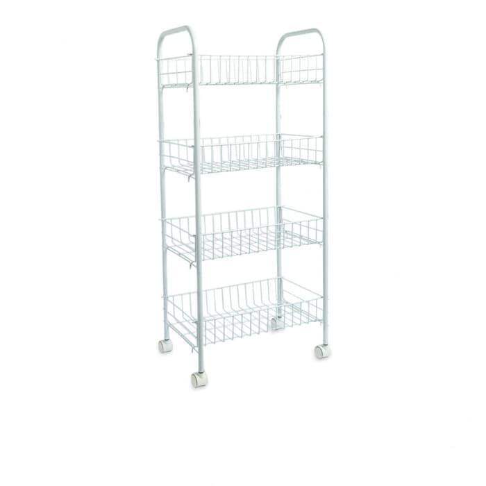 Rak / Troli Penyimpanan 4 Tingkat 38x26x86cm | Lazada Indonesia