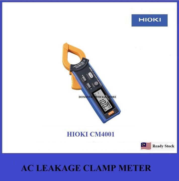 Hioki CM4001 AC LEAKAGE CLAMP METER, 0.6mA to 600A AC with True RMS ...