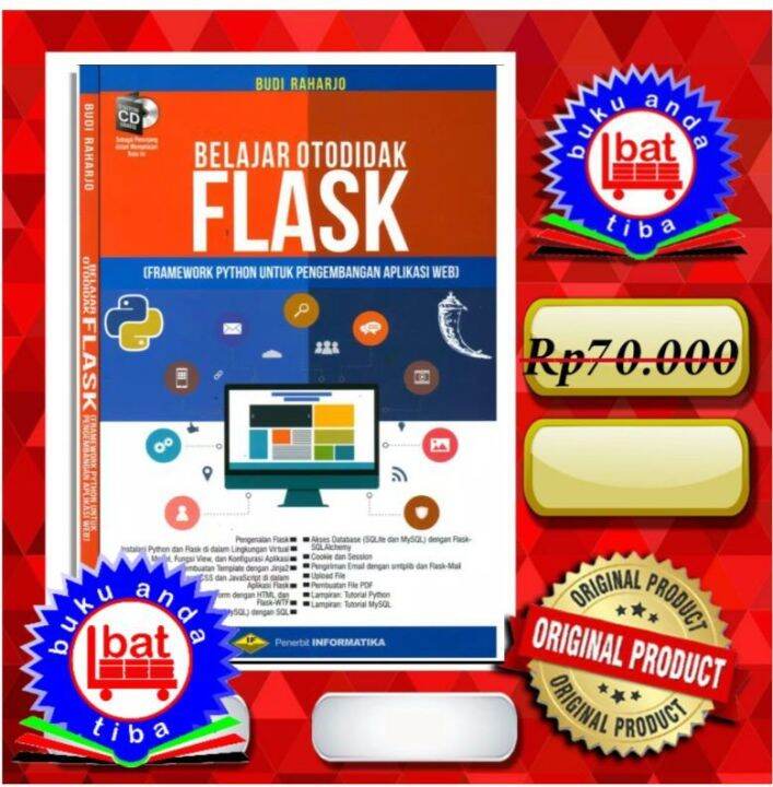 BELAJAR OTODIDAK FLASK + CD ( Framework Python Untuk Pengembangan ...