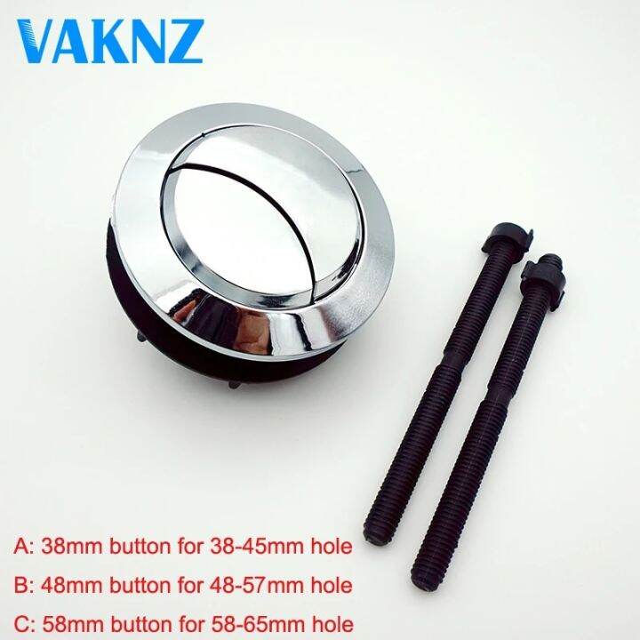 Dual Flush Toilet Tank Button Round Shape Toilet Push Buttons Bathroom ...