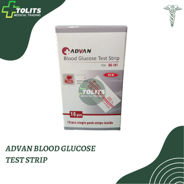 ADVAN BLOOD GLUCOSE TEST STRIP | Lazada PH