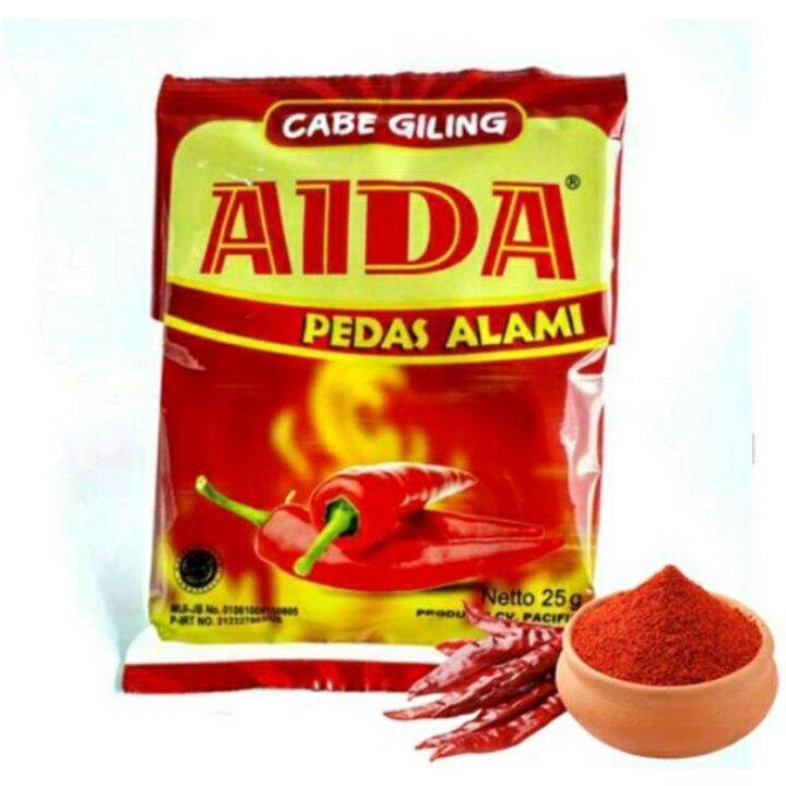 Bubuk Cabe Aida 25gr | Lazada Indonesia