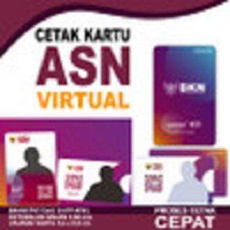 Cetak kartu ASN Virtual Proses Cepat | Lazada Indonesia