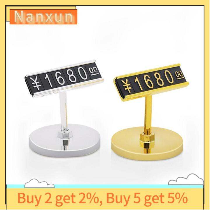 NWSJ Plastic Price Display Tags Cubes Jewelry Price Tag Portable ...