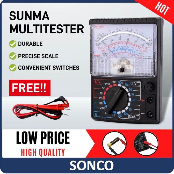 SONCO YX-1000A SAMWA/SUNWEI/SUNWA/SANWAI style Multimeter Analogue ...