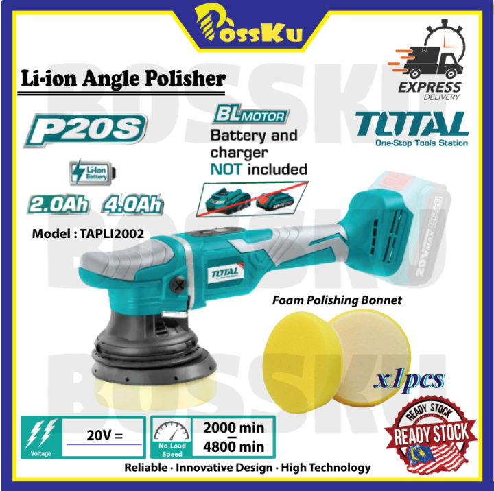 TOTAL Lithium-Ion Angle Polisher TAPLI2002 | Lazada