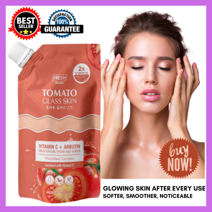 Fresh Skinlab Tomato Glass Skin Vitamin C + Arbutin Moisturizing Cream ...
