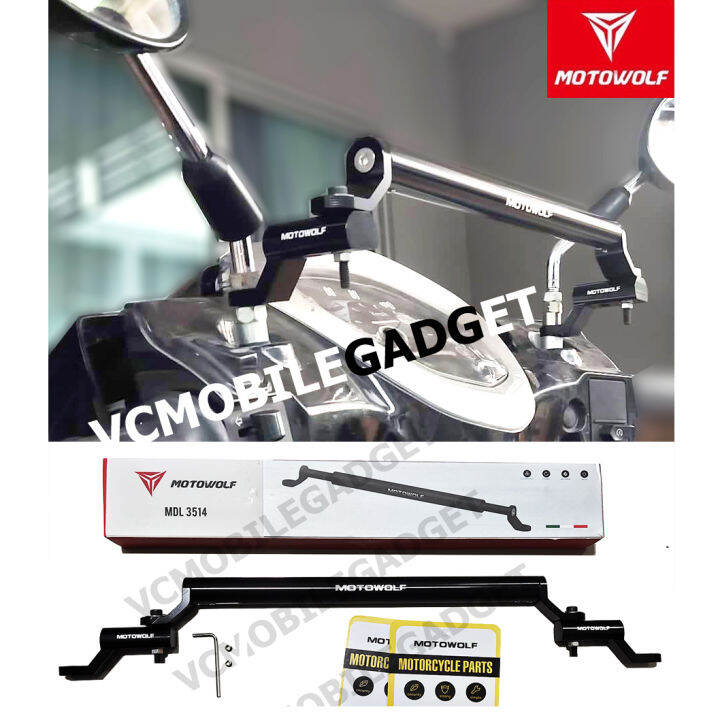 ชุดบาร์เสริม มอเตอร์ไซค์ Motowolf MDL 3514 (ใช้ได้ทุกรุ่น) แคชบาร์ บาร์ ...