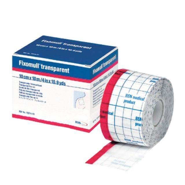 Fixomull Transparent แผ่นฟิล์มใสกันน้ำ 10 cm x 10 M | Lazada.co.th