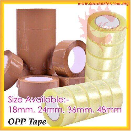 OPP Tape | 18mm 24mm 36mm 48mm | BOPP Tape | OPP Transparent Tape ...