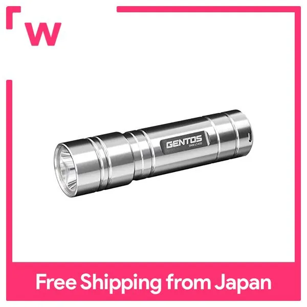 GENTOS LED Flashlight [ความสว่าง260 Lumens/แสงปฏิบัติ10ชั่วโมง /Splashproof] ใช้แบตเตอรี่ AAA 3 ...