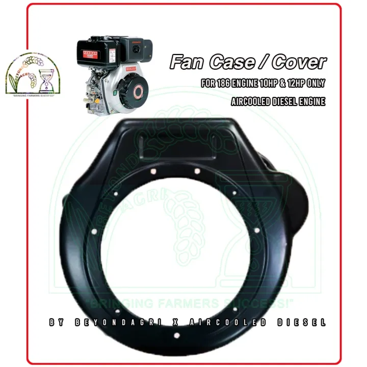 Fan Case / Cover Side Cover Case for 186 186f 186fa 10hp 12hp only ...