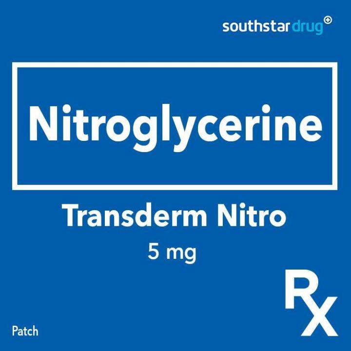 Rx: Transderm Nitro 5mg Patch | Lazada PH