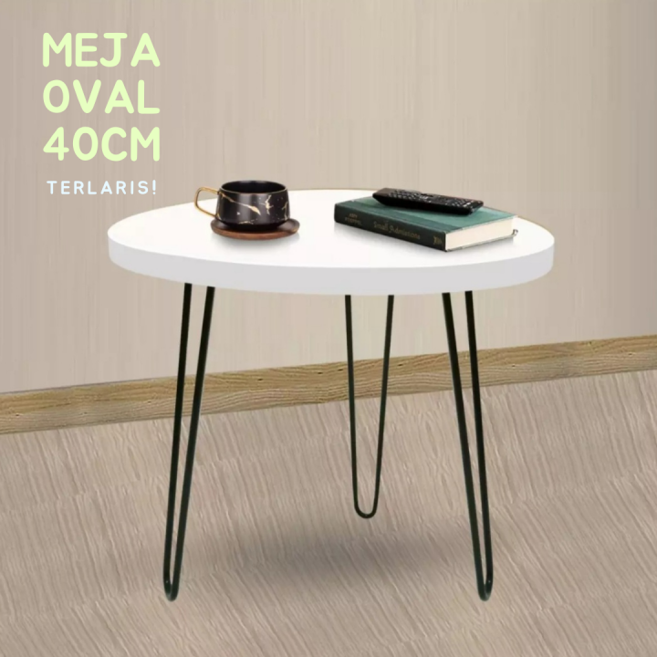 Meja Oval Segitiga Scandinavian / Meja sudut / Sofa Stool Meja Hias ...