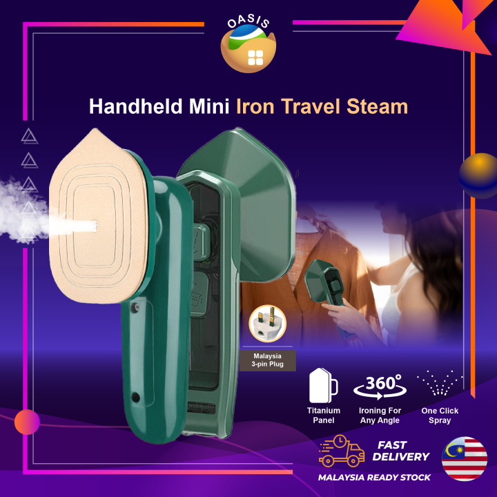 OASIS Mini Iron Travel Iron Portable Steam Iron Portable Iron Handheld ...