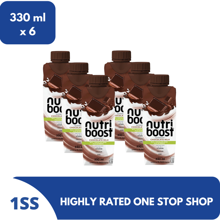 Nutri Boost Chocolate Milk, 330ml set of 6 | Lazada PH
