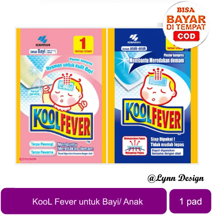 KOOL FEVER BAYI/ANAK/DEWASA / KOMPRES BAYI KOOL FEVER / COOLFEVER Lynn ...
