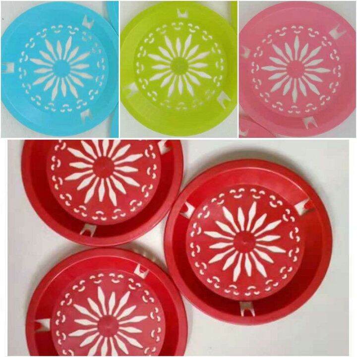 Plastic paper platepaper party plate holder plato pastel color 755，- 10 ...