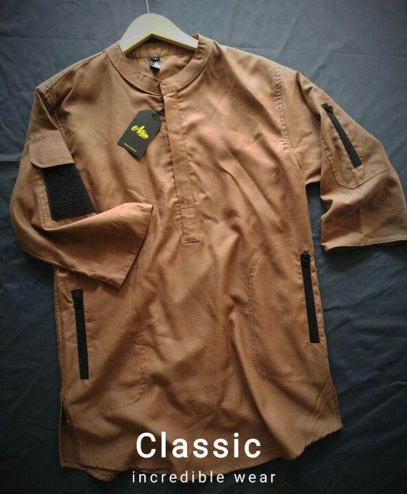 KEMEJA MUSLIM FASHYON BASIC QURTA | Lazada Indonesia