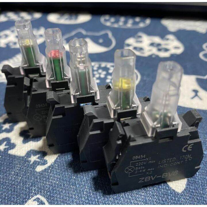 1PCS Xb4 Zb4 ZBV-M3 ZBV-B3 ZBV-B4 B5 B1 Push Button Switch Indicator ...