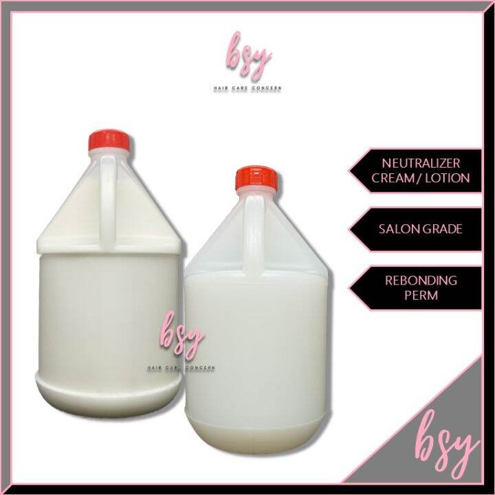 Salon Graded Gallon Barrel Economy Hair Neutralizer Rebonding Cream ...