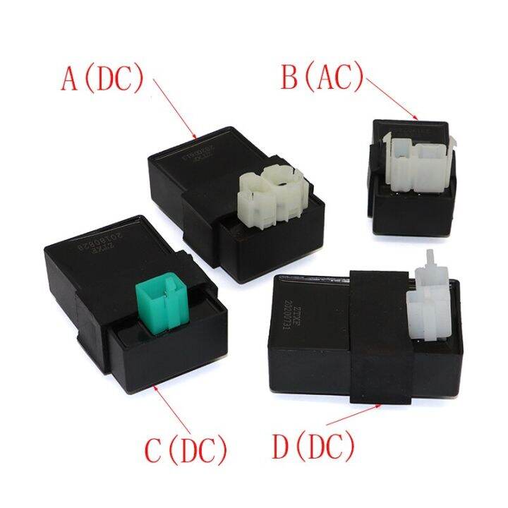 Motorcycle Ignition Control Unit 4 Pin 6 Pin AC DC CDI BOX For 125Cc ...