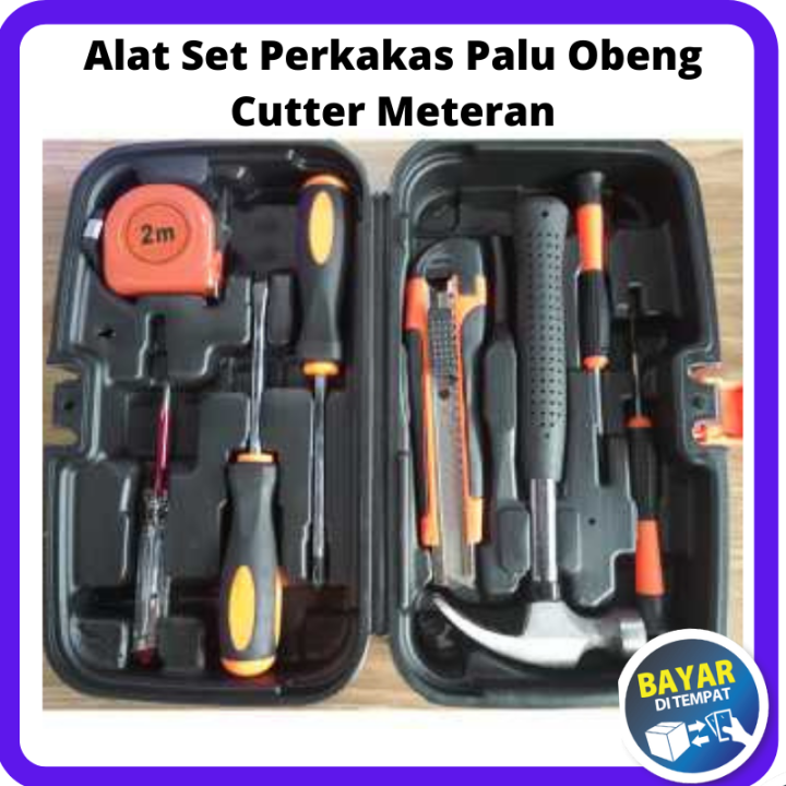 Marege Satu Set Perkakas Tukang Lengkap Dengan Box Penyimpanan Alat Set ...