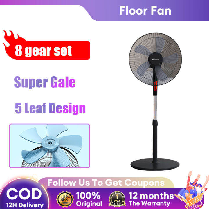 Stand fan 16"inches electric fan promo sale 3-speed wind speed 180 ...