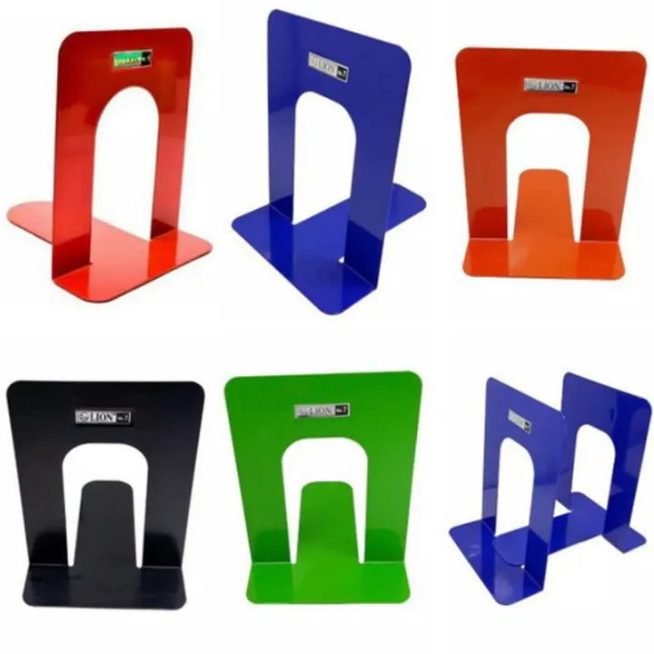 Besi Pembatas Buku Isi 2 Pcs / Stand Book / Besi Penahan Buku / Cod ...